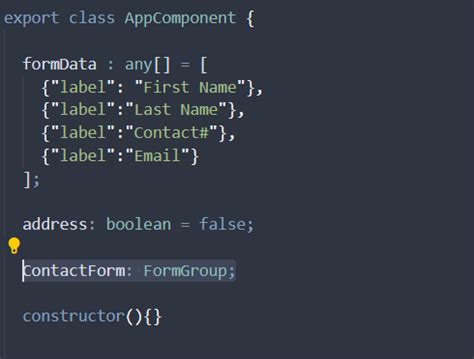 Create Dynamic Reactive Forms In Angular