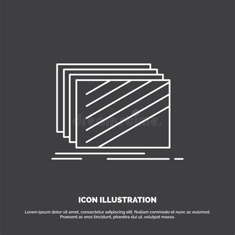 Design Layer Layout Texture Textures Icon Line Vector Symbol For Ui And Ux Website Or