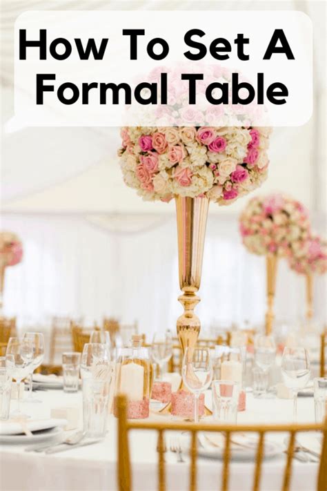 How To Set A Formal Dinner Table An Alli Event