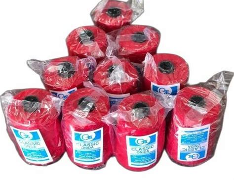 Dyed Red Classic Interlock Polyester Thread For Interlocking At Best Price In Jaipur