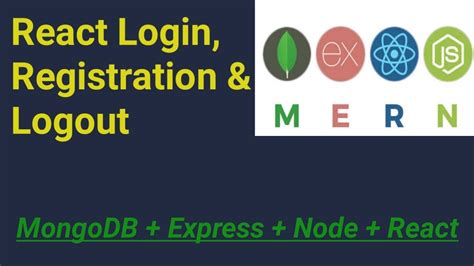 React Login Registration And Logout 6 Mern Stack Tutorial In Hindi