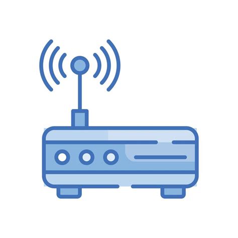 Wireless Modem Vector Blue Icon Cloud Computing Symbol Eps 10 File 16877711 Vector Art At Vecteezy