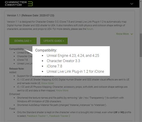 installing character creator and iclone auto setup for unreal 4