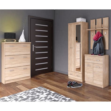 Set Hol Top Mix 4 Piesedulap 2 Usi Comoda Pantofar Cuier Stejar