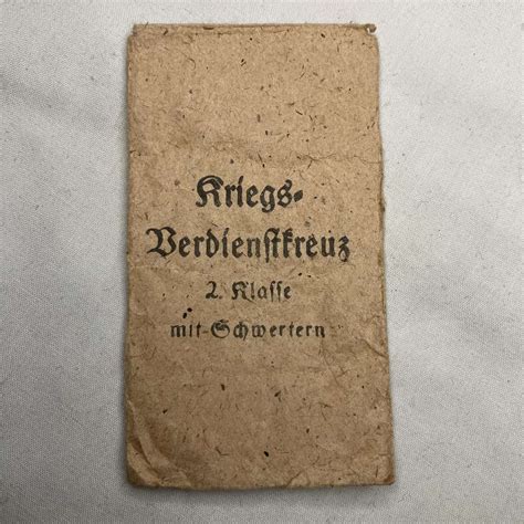 Kvk M Schwertern Packet Of Issue