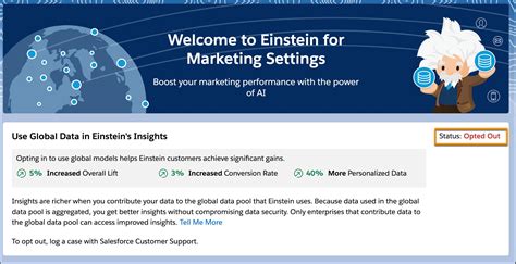 Activate Einstein Features In Marketing Cloud Unit Salesforce