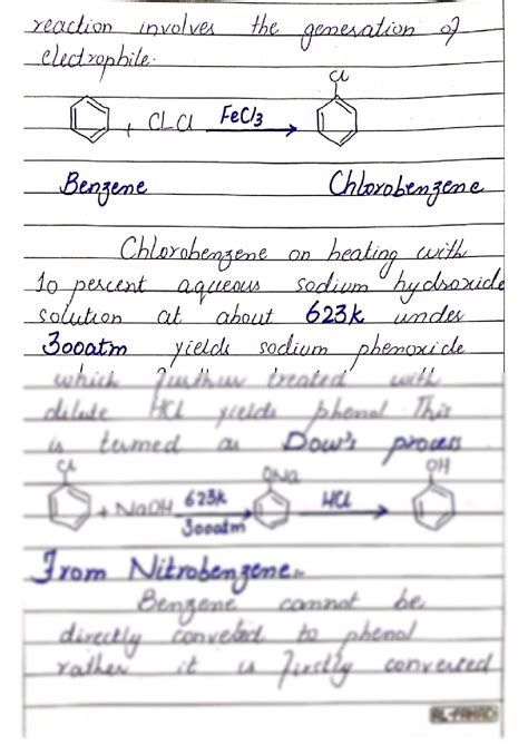 SOLUTION Conversion Of Benzene To Phenol Studypool
