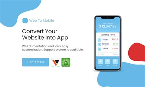 convert your website into mobile app by twintech soft fiverr