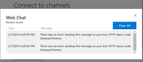 Azure Bot Service There Was An Error Sending This Message To Your Bot Status Code