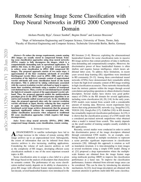 remote sensing image scene classification with deep neural networks in jpeg 2000 compressed