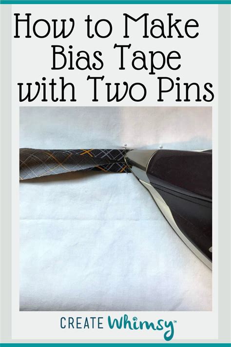 How To Make Continuous Bias Binding Tape Two Ways Create Whimsy
