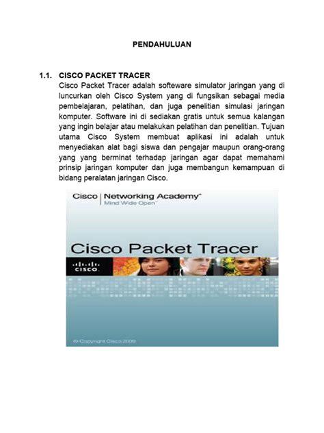 Modul Cisco Packet Tracer 1 Pdf