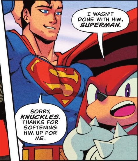 Hedgehogs Cant Swim Dc X Sonic The Hedgehog Issue 1