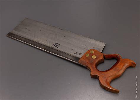 Rare Grove And Shoemaker Carcass Saw 109225 Jim Bode Tools