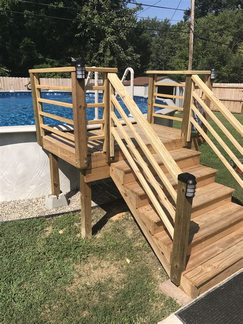 Swimming Pool Landscaping Ideas For Your Backyard Pool Deck Diy Above