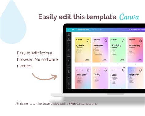 Iv Label Template Drip Bag Labels Iv Therapy Template Gradient Iv