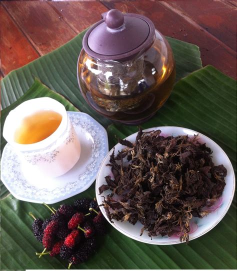 หม่อนแช่น้ำผึ้ง ชาใบหม่อน