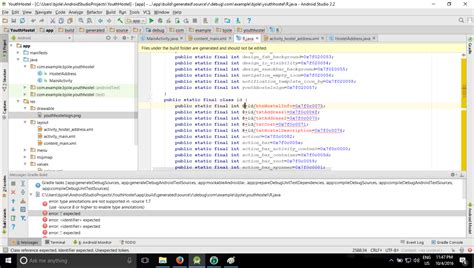 Android Studio 22 Adds Id To All My Textarea And Imageview Ids Causing Errors Stack Overflow