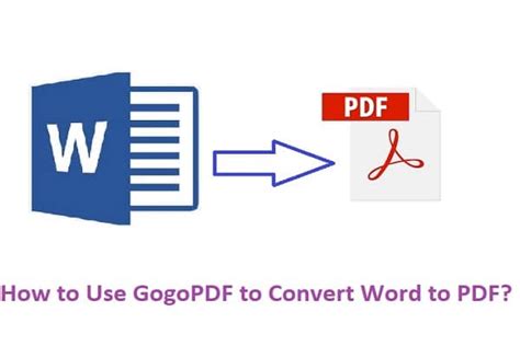 How To Use Gogopdf To Convert Word To Pdf Evr Mag