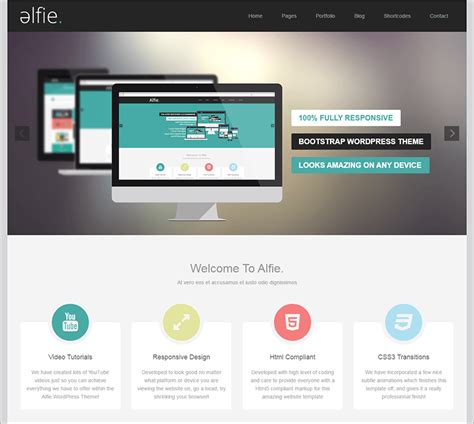 20 Bootstrap Wordpress Themes And Templates Creativetemplate