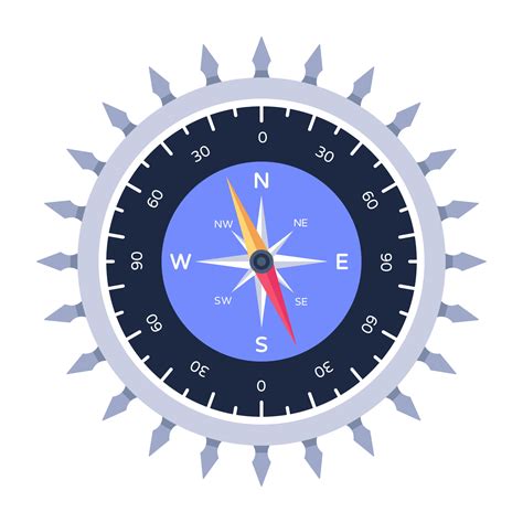 Trendy Compass Dial 16841141 Vector Art At Vecteezy