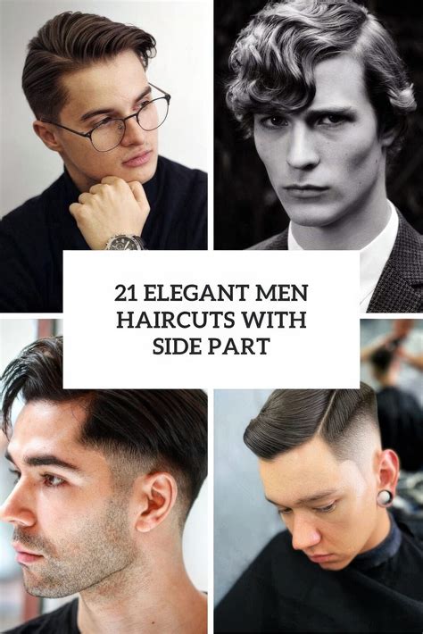21 Elegant Men Haircuts With Side Part Styleoholic