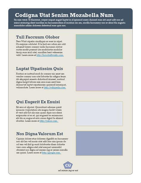 Quick Reference Guide Template