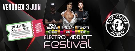 4ème Festival Electro Addict Le 3 Juin Au Pop Plage Annecy Billetterie