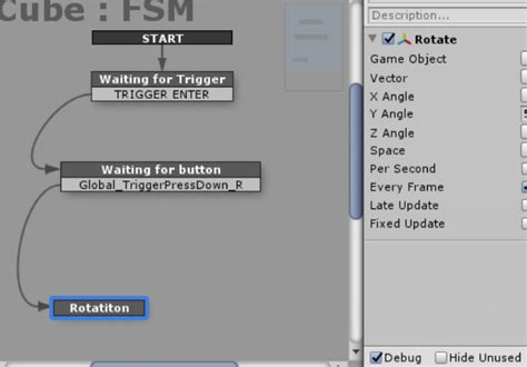 Unity Playmaker How To Generate An Event By Entering A Button While The Controller Is Touching