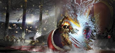 The Emperor Of Mankind Warhammer 40k Artwork