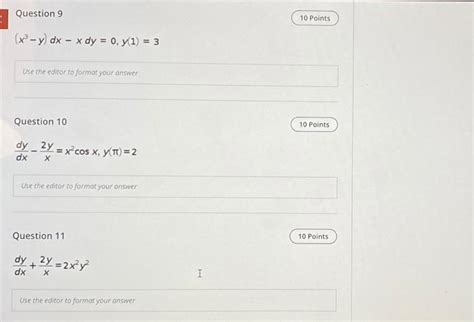 Solved For Questions 6 12 Classify The De And Solve It