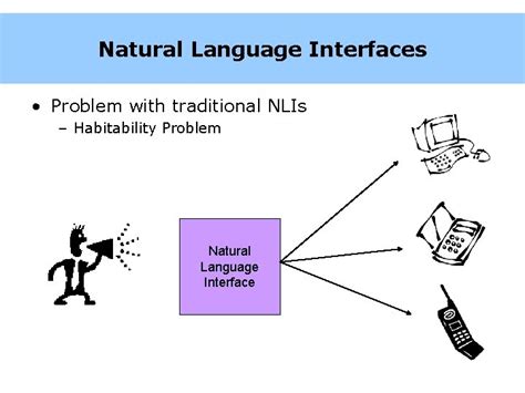 Natural Language Processing Menu Based Natural Language Interfaces