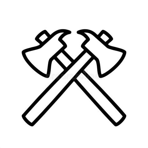 Firefighter Icon Isolated On White Background Firefighter Icon Thin Line Outline Linear