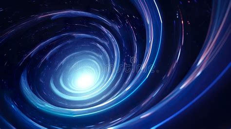 Abstract Blue Background With Dynamic Swirl Or Vortex Spiral And Curve Motion Wallpaper Cosmic
