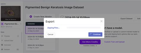 exporting files not working for object detection community help