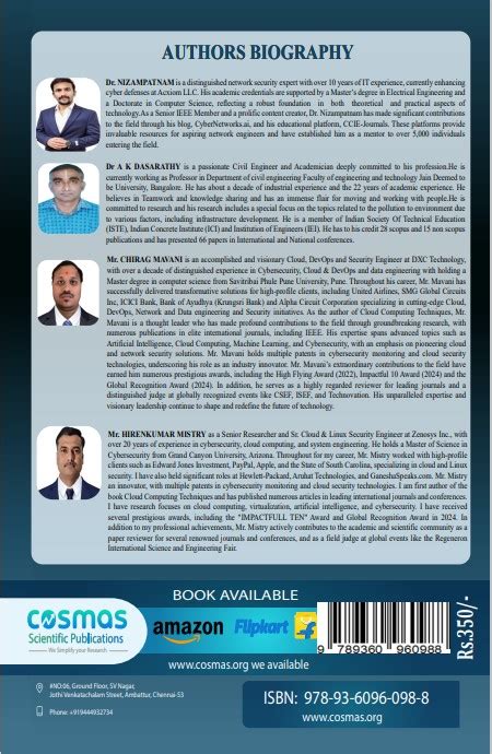 Modern Approaches To Cryptography And Network Security Cosmas Scientific Publications