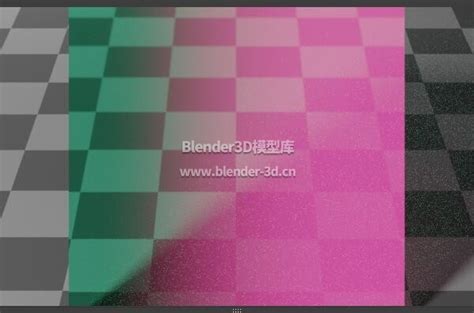 程序性彩色饰面玻璃贴图 Blender材质球纹理贴图模型下载 Blender3d模型库