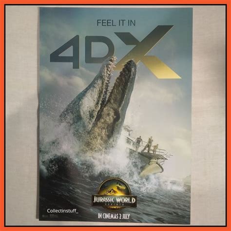 Jual Ready Stock Poster Jurassic World Rebirth 4dx Official