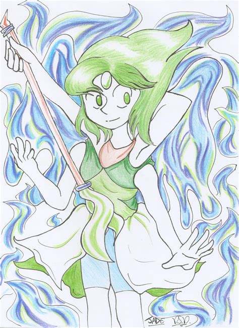 Jade Pearl Lapis Su Fan Fusion By Msmoura On Deviantart