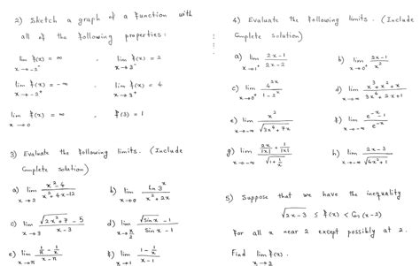 solved 2 sketch a graph of a function with 4 evaluate the
