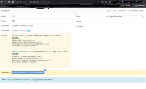 No Base Head Found For Repo RepoRunbotfork Issue Odoo Runbot GitHub
