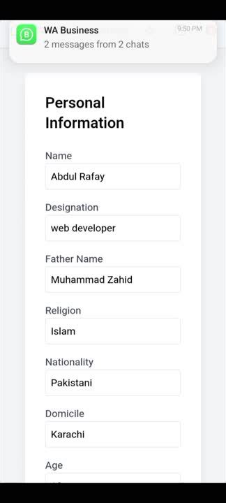 Abdul Rafay On Linkedin Resumebuilder Hackathonproject Giaic Webdevelopment Careergrowth…