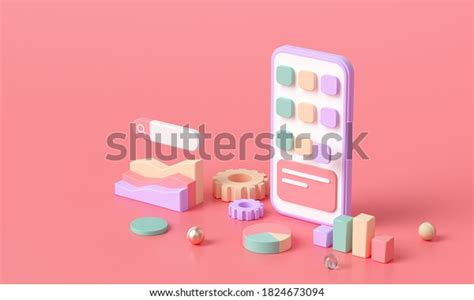 3d isometric application developing programming coding stock illustration 1824673094