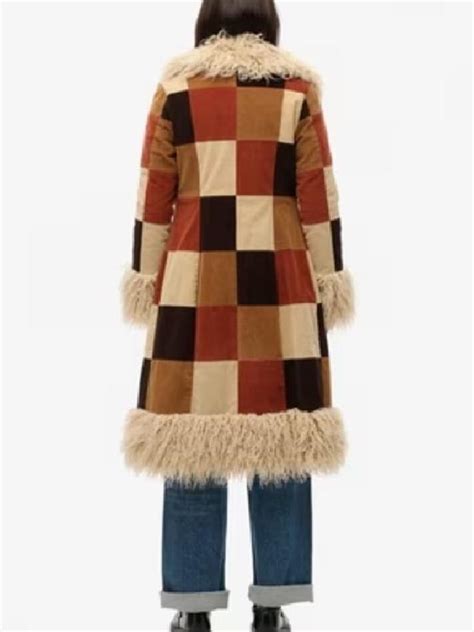 Joanna Higson Brassic S07 Patchwork Coat Free Shipping