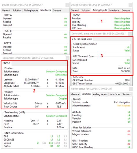 Internal GNSS Configuration