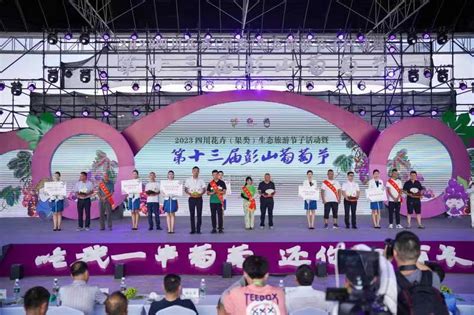 硕果正丰时 一起萄醉一夏 眉山市彭山区第十三届彭山葡萄节开幕 中国国情 中国网