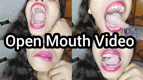 Open Mouth Video 👄toung Teeth Counting Video 😁👅 Youtube