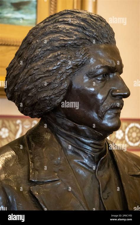 Frederick Douglass Statue At The Maryland State House Capital Building