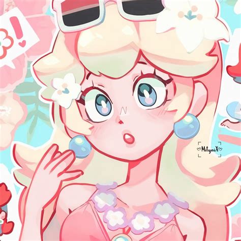 ʚ Princess Peach ɞ Super Mario Art Super Princess Peach Super Mario