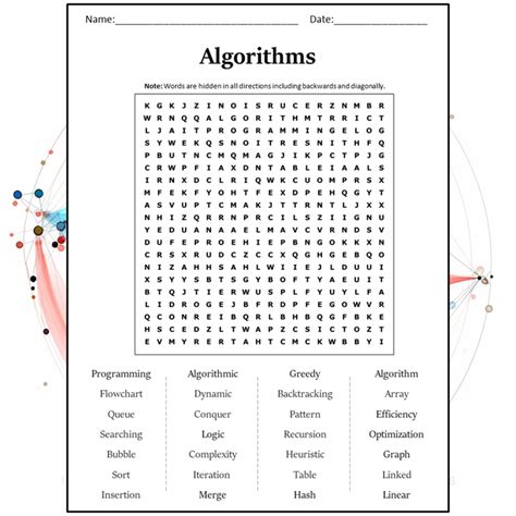 Algorithms Word Search Puzzle Worksheet Activity Pdf Printablebazaar Algorithms Word Search Puzzle Worksheet Activity Pdf Printablebazaar